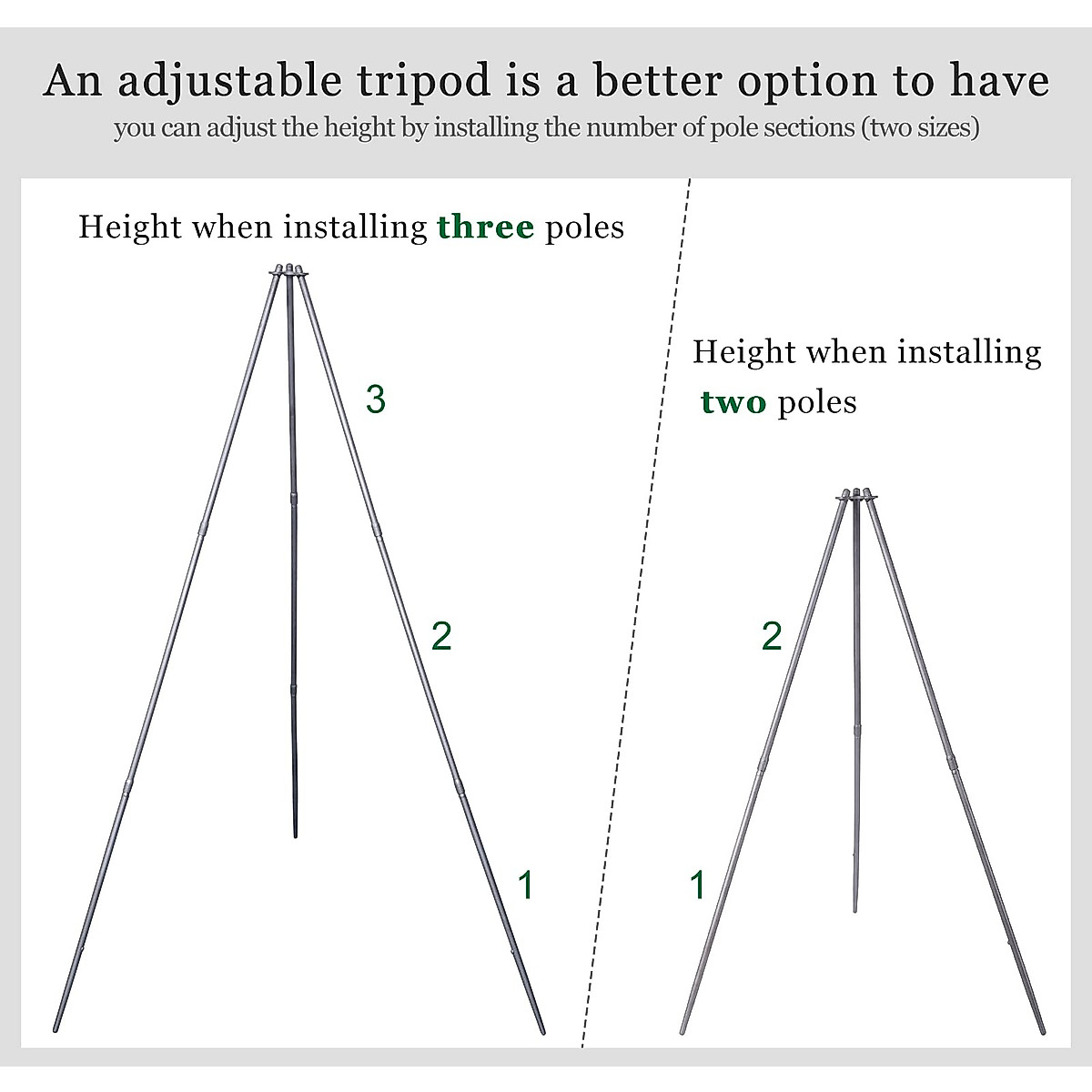 iBasingo Outdoor Titanium Pot with Lid Folding Handle Camping Hanging Cookware Hiking Picnic Ultralight Bowl Tableware (Ti9013O-Tripod)