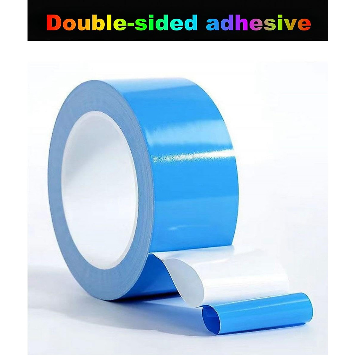 Double Sided Tape Heavy Duty 2 inch x 50FT Thermal Adhesive Tape Insulation/ High Temp Resistant Two Sides Super Sticky Fabric Tape for Mount Heatsink, DIY Crafts Make, Fixed Carpet, Woodworking Item