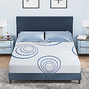 Full Size 8 inch Mattress, Bamboo Charcoal Infused Gel Memory Foam Mattress, Cooling Mattress for Pressure Relief with Fiberglass Free Cover, Medium Firm, CertiPUR-US Certified (Full)