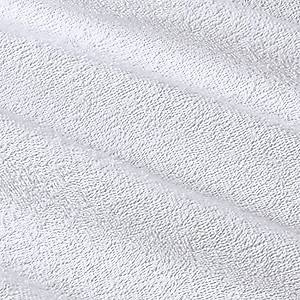 Utopia Bedding Premium Waterproof Terry Mattress Protector Queen 200 GSM, Mattress Cover, Breathable, Fitted Style with Stretchable Pockets (White)