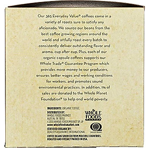 365 by Whole Foods Market, Coffee La Bailarina Spanish Roast Pods Organic 12 Count, 4.6 Ounce
