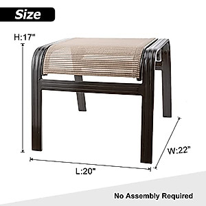 Sunny Furnishings San Diego Ottoman Set of 2