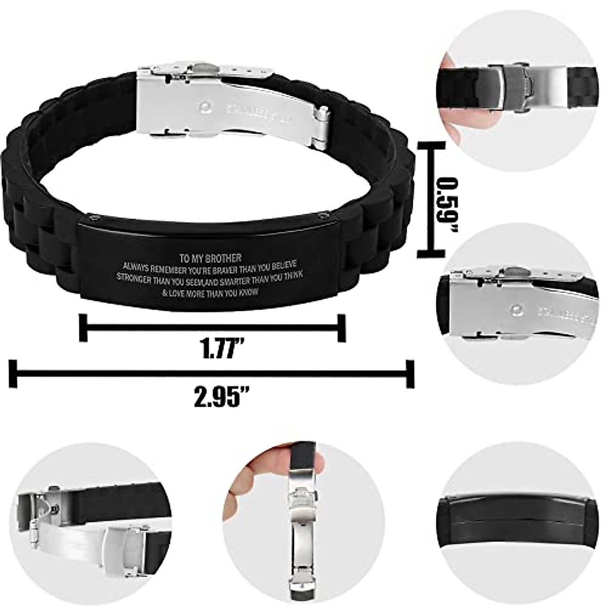 Brother Gifts from Brother,Brother Pocket Watch from Sister,Brother Bracelet,Brother Necklace for Brother,Brother to Brother Gifts,Pocket Watch Gifts for Brother,Bracelet Gifts for Brother