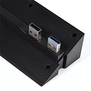FOSA High Speed 5-Port USB Hub 2.0 & 3.0 Expansion Hub Controller Adapter for PS4 Game Console