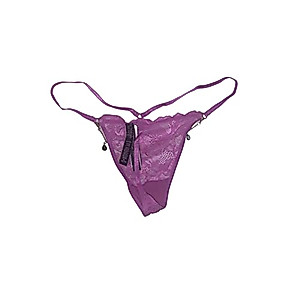 Victoria's Secret Very Sexy Lace V-String Charm Panty Color Berry Gelato Size Small New