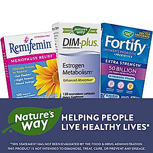 Nature's Way DIM-Plus Supplement, Diindolylmethane, 120 Capsules, (Packaging May Vary)