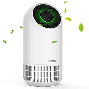 Afloia Air Purifier for Home Large Room H13 True HEPA Filter Air Cleaner with 24db Sleep Mode Remove 99.99% of Dust, Pet Dander, Pollen for Office, Bedroom, Fillo White