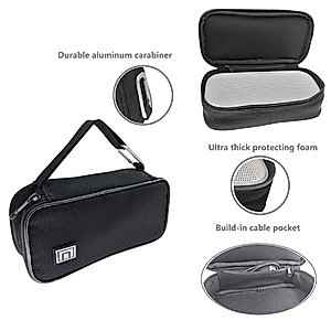 EMAQUIN Travel and Storage Carrying Case Bag for Bose Soundlink Flex Speaker(Enjoy Music Without Taking The Speaker from The Bag,Water Repellent,Good Protection,Black)