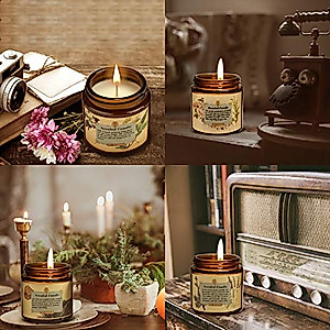 Scented Candles Gift Set for Women, Aromatherapy Candles 4 Pack Soy Wax Candle Set for Bath, Yoga, Mother's Day, Valentines Day Gifts for her, Birthday