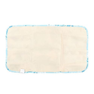 Diaper Changing Pad, Baby Changing Mat Waterproof Easy Cleaning Soft for Outdoor for Car (Water Blue Graffiti)