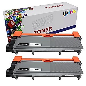 HIINK Comaptible Toner Cartridge Replacement for Brother TN-660 TN660 TN630 High Yield Toner Cartridge use with HL-L2300D HL-L2305W HL-L2340DW HL-L2360DW HL-L2380DW MFC-L2680W(Black, 2-Pack)