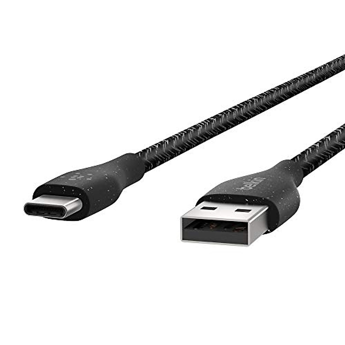 Belkin DuraTek Plus USB-C to USB-A Cable with Strap (Ultra-Strong USB to USB-C Cable/USB Type-C), Black, 6'/1.8m