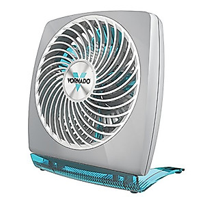 Vornado FIT Personal Air Circulator Fan with Fold-Up Design, Directable Airflow, Compact Size, Perfect for Travel or Desktop Use, Aqua