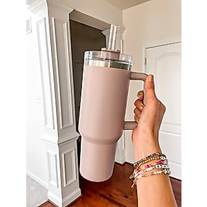 Airboat 8Pack Replacement Straws and 2Pack Protective Silicone Boot Sleeve for Stanley 40oz 30oz 20oz 14oz Tumbler