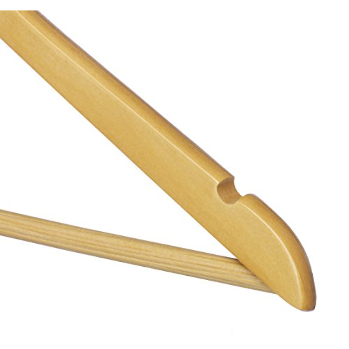 Whitmor GRADE A Natural Wood Suit Hangers (Set of 16)