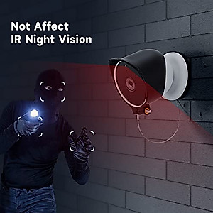 Ayotu Anti-Theft Mount for Google Nest Cam (Battery), Waterproof Barcket with Anti-Drop Cable Suitable for Outdoor Use, Black