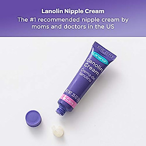 Lansinoh Breastfeeding Starter Set for Nursing Mothers, Breastfeeding Gift for Baby Showers and New Moms, Contains Nursing Essentials and Breast Therapy