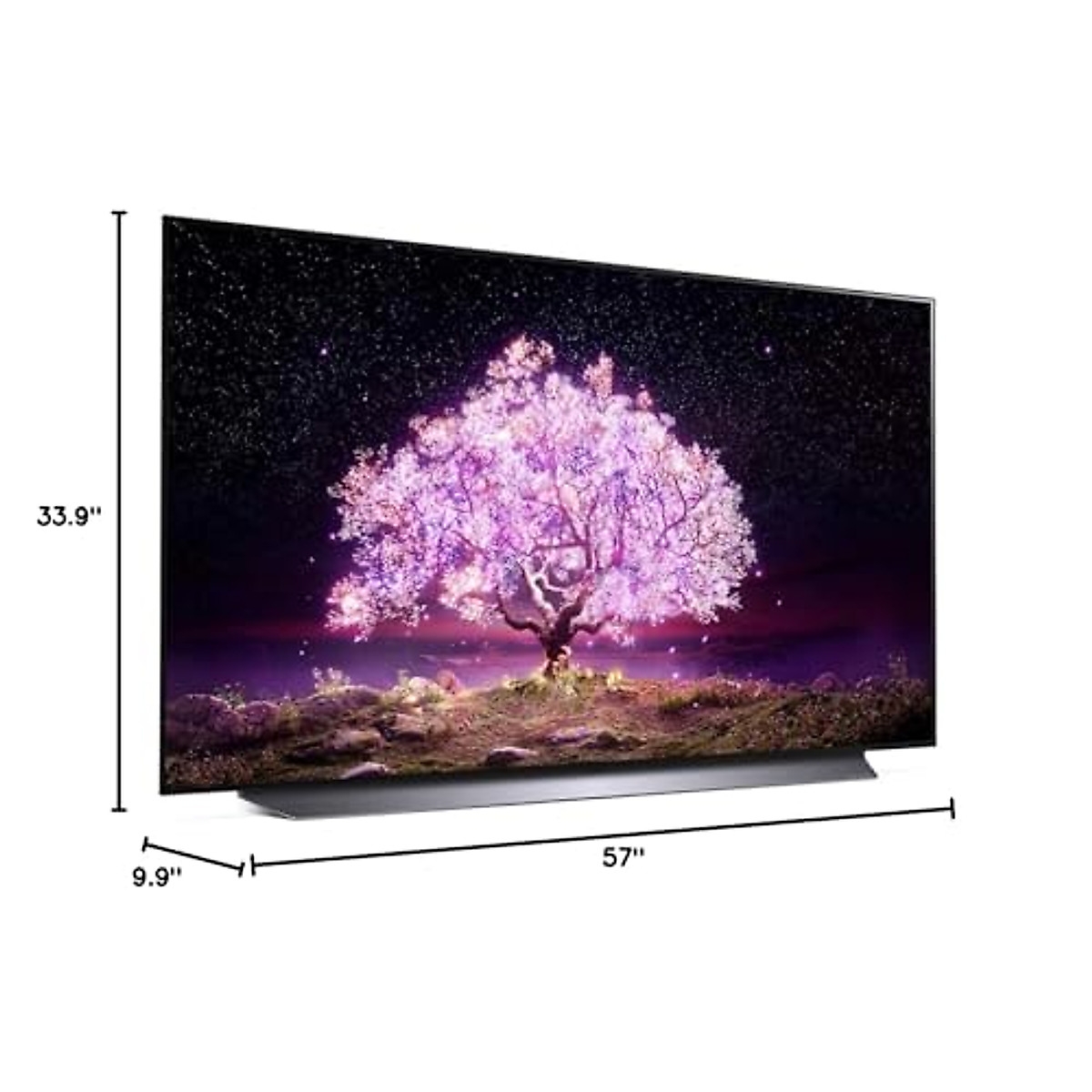 LG OLED65C1PUB 65 Inch 4K Smart OLED TV with AI ThinQ Bundle with Premium 4 YR CPS Enhanced Protection Pack