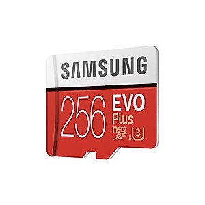 Samsung 256GB EVO Plus Class 10 UHS-I microSDXC U3 with Adapter (MB-MC256GA)