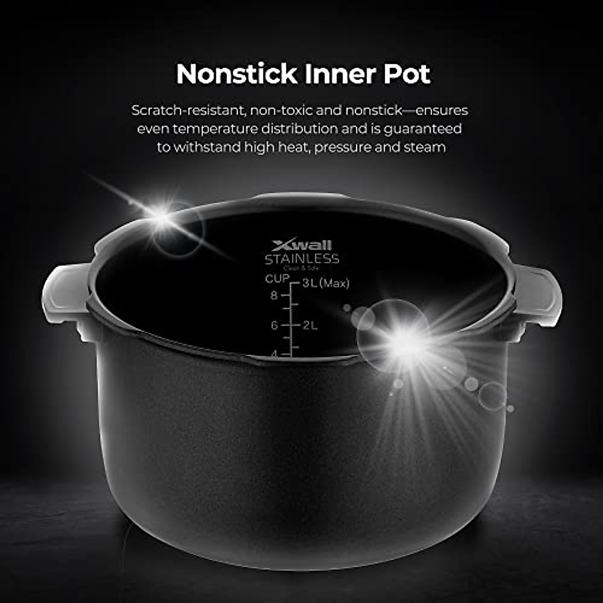 Cuckoo Multi Pressure Cooker, CMC-ASB501F, A50 Premium Series 8 in 1 (Pressure, Slow, Rice Cooker, Browning Fry, Steamer, Warmer, Yogurt, Soup Maker)18+ Smart Options, Stainless Steel, 5QT, GOLD/WHITE