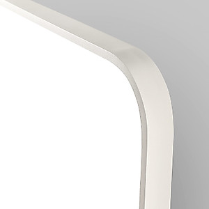 Giftgarden 14”x47” White Full Length Mirror Aluminum Frame, 47” Long Full-Mirror Tall Dressing Mirror, Wall Mounted or Hanging Over Door for Bedroom Bathroom Closet