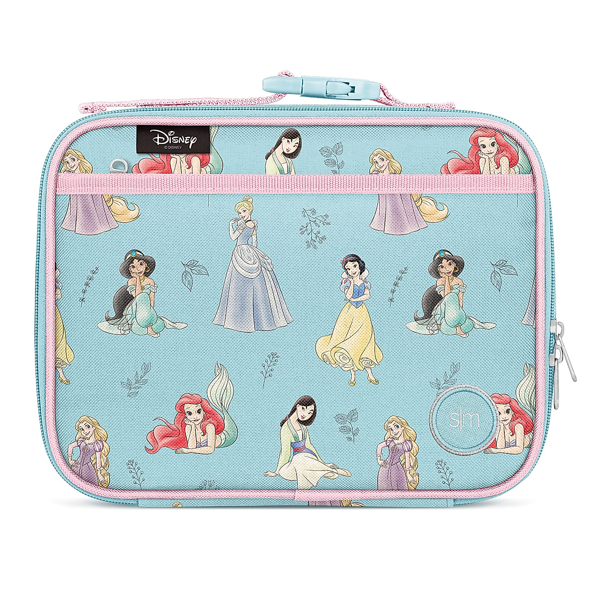 Simple Modern Disney Kids Lunch Box for Toddler | Reusable Insulated Bag for Girls Meal Containers for School with Exterior and Interior Pockets | Hadley Collection | Princess Royal Beauty