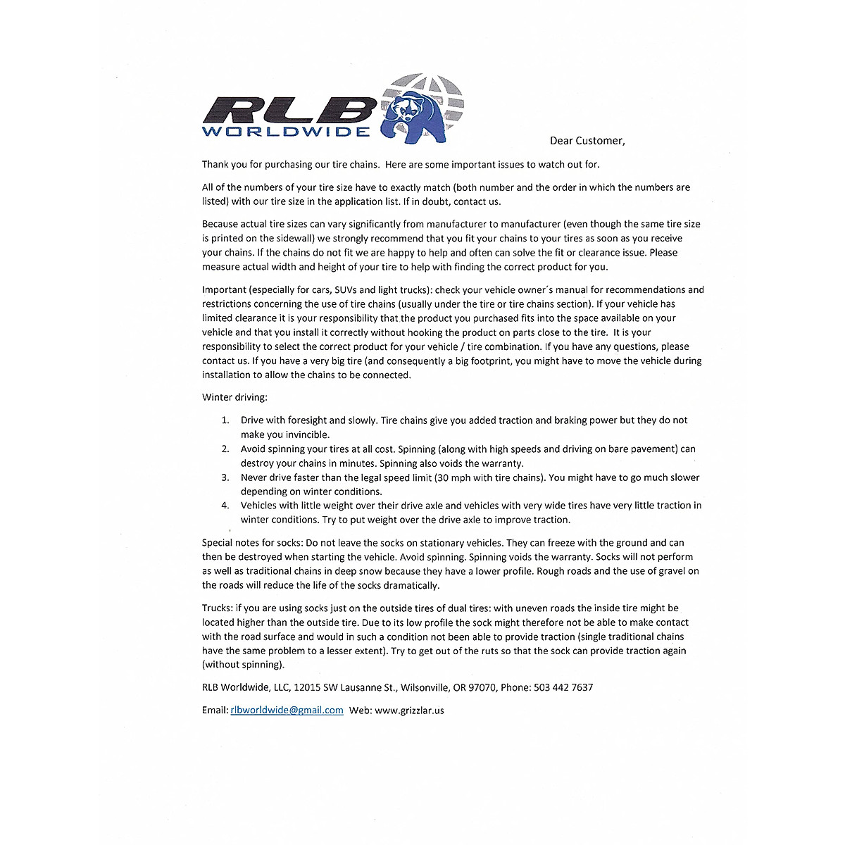 Grizzlar GSL-2229 Alloy Light Truck Ladder Tire Chains 225/55-18 225/55-19 235/60-18 235/65-17 235/70-16 LT235/75-15 245/65-17 255/55-18 255/60-17 30x9.50-15LT 30x9.50-16.5LT