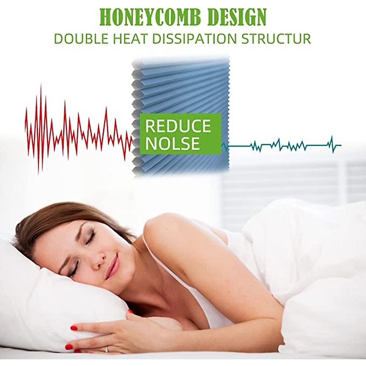 Zshine Motorized Cellular Shades Cordless Honeycomb Blinds Full Blackout Fabric Window Shades for Skylight