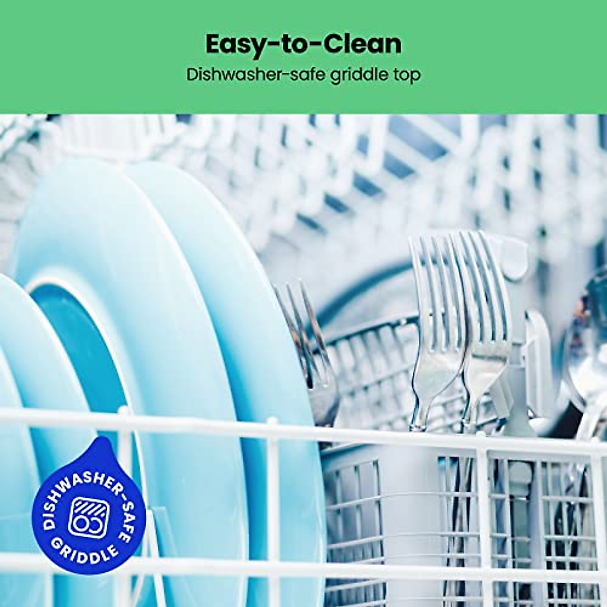 Chefman Electric Griddle with Removable Temperature Control, Immersible Flat Top Grill, Burger, Eggs, Pancake Griddle, Nonstick Easy Clean Cooking Surface, Slide Out Drip Tray, 10 x 16 Inch