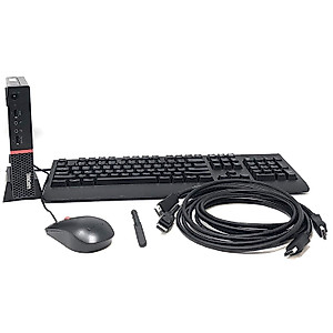 Lenovo ThinkCentre M715Q (2ND GEN) - Tiny - Ryzen 3 Pro 2200GE 3.2 GHZ - 8 GB - 128 GB WIN10 Pro Business Desktop with Microtella DisplayPort Cables