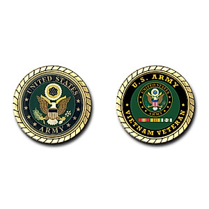 US Army Vietnam Veteran Challenge Coin - Officially Licensed