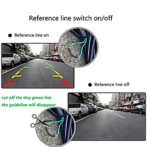 EWAY 3rd Third Brake Light Backup Camera for Mercedes Benz Sprinter Volkswagen VW Crafter Vans 2007-2019 Roof Mount Reversing Camera for Top Rear Brake Light 8 IR Light Night Vision Rearview Camera