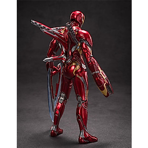 OVONNI Ironman MK50 (Deluxe Version),All Joints Movable 7 Inch Collectible Action Figure,Multi Weapon Accessories