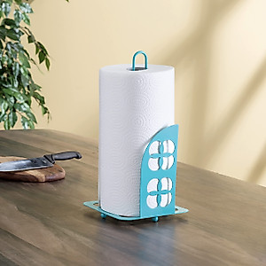 Home Basics Trinity, Turquoise Paper Towel Holder