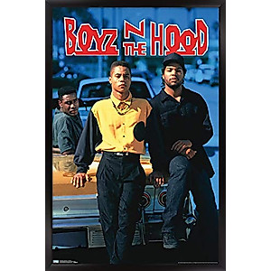 Trends International Boyz N The Hood - One Sheet Wall Poster, 22.375" x 34", Black Framed Version