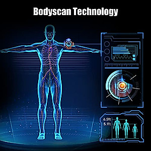 Real Relax PS6000 Massage Chair, 58.3D x 31.5W x 61.5H in, Brown