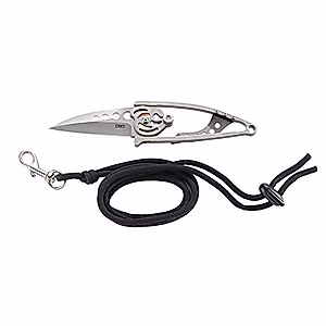 CRKT Snap Lock Folding Pocket Knife: Gentleman Everyday Carry, Satin Blade, Innovative Snap Lock Mechanism Skeletonized Handle, Quick Release Lanyard 5102N