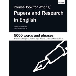 PhraseBook for Writing Papers and Research in English