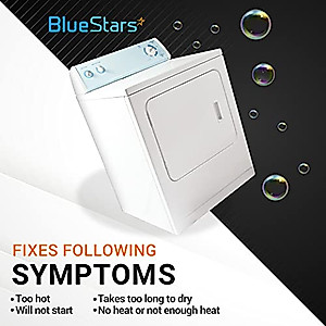 [UPGRADED] Ultra Durable 279816 & 3977767 & 3392519 & 3387134 Complete Dryer Kit by BlueStars - Compatible with Whirlpool Dryers - Replaces 3399693 WP3977767VP PS345113 AP6008325 WP3977393 3399848
