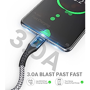 USB C to USB C Cable [2-Pack 6.6ft] PD 60W iPhone 16 Charger Nylon Braided Cord for iPhone 16 15 Pro Max Plus MacBook iPad Pro Air Mini Samsung S24 S23 S22 S21 S20 S10 Note 20 10 Flip LG Moto Pixel LG