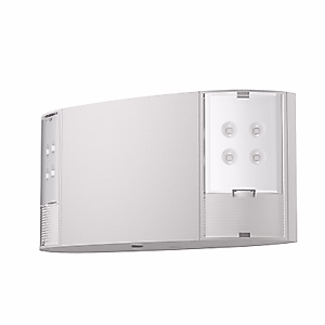 Sunco Lighting 1 Pack Emergency Lights, Commercial Emergency LED Flood Lights for Power Outages, Backup Battery (180 Minutes), Wall Mount, Hard Wired, 120-277VAC, Fire Resistant-Exit Lighting Set.