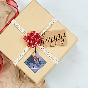 Disney – Frozen – Thomas Kinkade Studios - 3.5” Diamond Shaped Starfire Prints Hanging Glass Accessory - Officially Licensed Collectible | Complimentary Velveteen Gift Bag