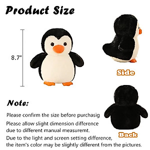 AUCOOMA Penguin Stuffed Animal Plush Gifts for Kids, Cute Penguin Plushie Toy Doll, 8.7"