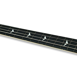 4 String Black Fretless Electric Bass, Bolt-on Maple Neck, Poplar Body