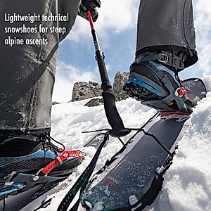 MSR Lightning Ascent Backcountry & Mountaineering Snowshoes with Paragon Bindings, 25 Inch Pair, Cobalt Blue