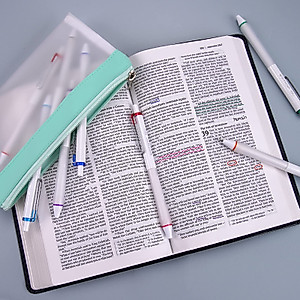 WRITECH Gel Ink Retractable Pens: Assorted Colors Ink 0.7mm Medium Point Pen Set, Smooth Writing Multi Colored No Bleed Pens Bulk for Journaling 8ct