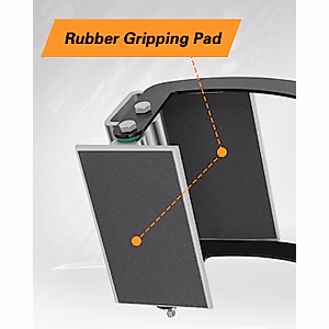 FAHKNS Panel and Plywood Carrier Tool, 0 to 1 Grip Range Sheetrock Gripper Carrying Soft-Grip Handle Gripper Lift for Clamp Wood Board Drywall Lifter Single Hand Adjustable