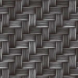 Funsicle 16' x 48" Oasis Designer Round Frame Outdoor Above Ground Swimming Pool Set with SkimmerPlus Filter Pump and Pool Cover, Dark Herringbone