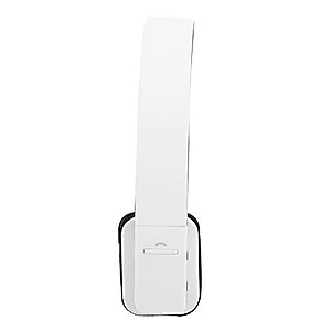 ASHATA Bluetooth Headphones,Wireless HiFi Stereo OverEar BT Headset,Ergonomic Noise Cancelling Sports Earphones with Builtin Microphone,Heavy Bass Sound,for Running/Fitness/Cycling (White)