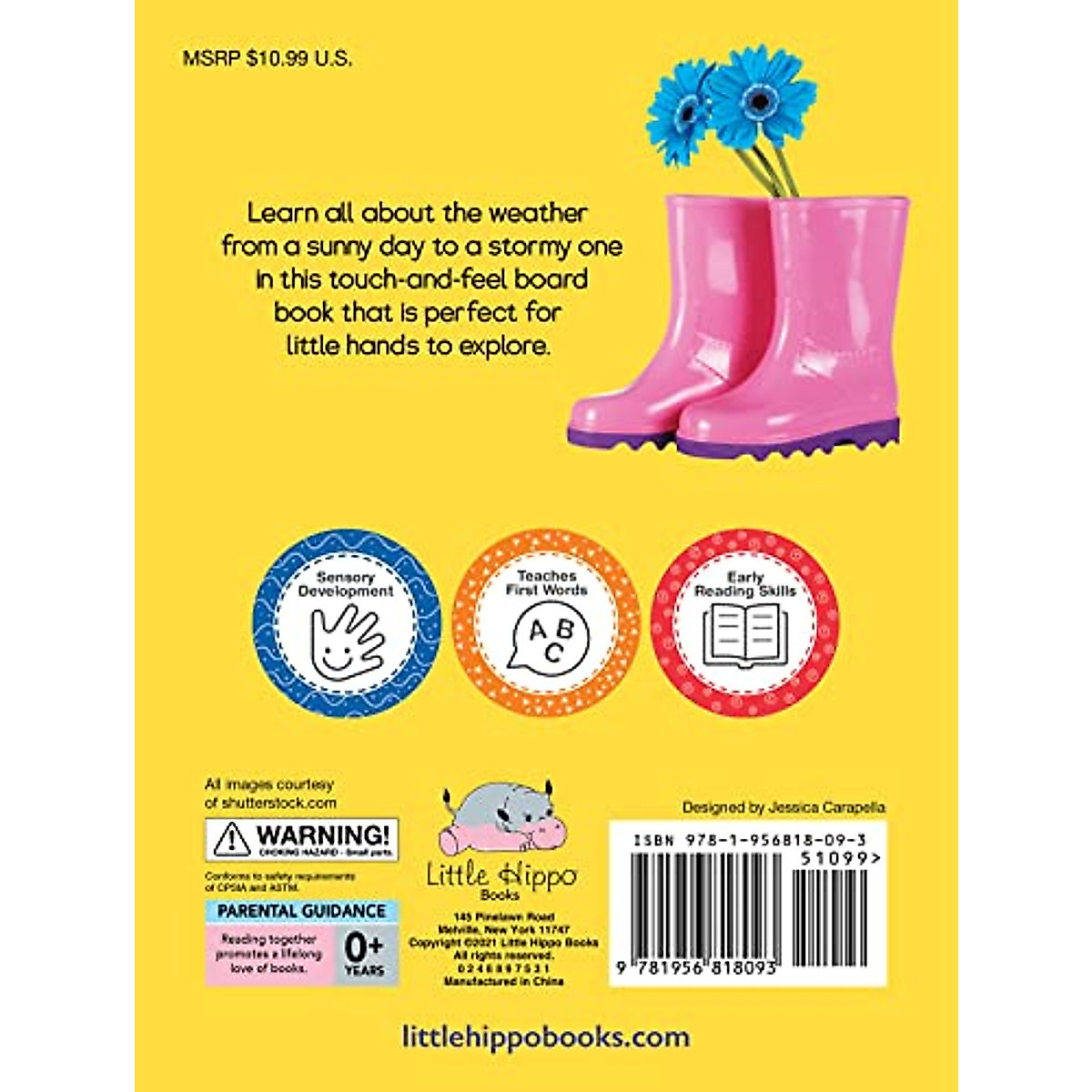 Weather - Children's Touch and Feel Board Book - Sensory Board Book